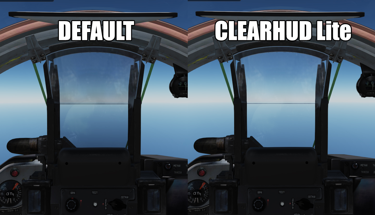 MiG-29 ClearHUD + MiG-29 ClearHUD Lite