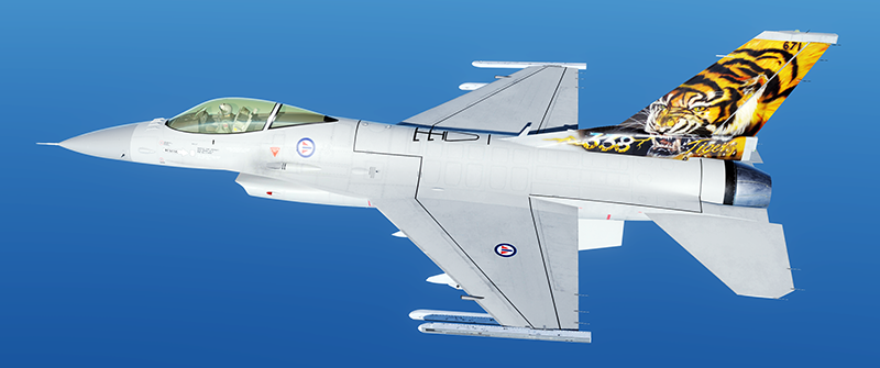 RNoAF - F16 338 Tigers and 297 MLU