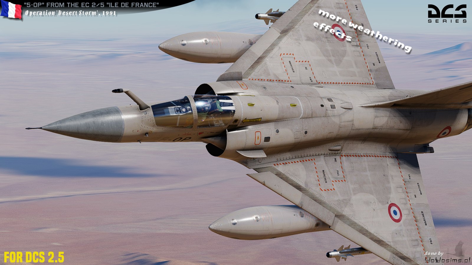 Mirage 2000C (repaint "5-OP"), Desert Storm: Daguet Operation 1991