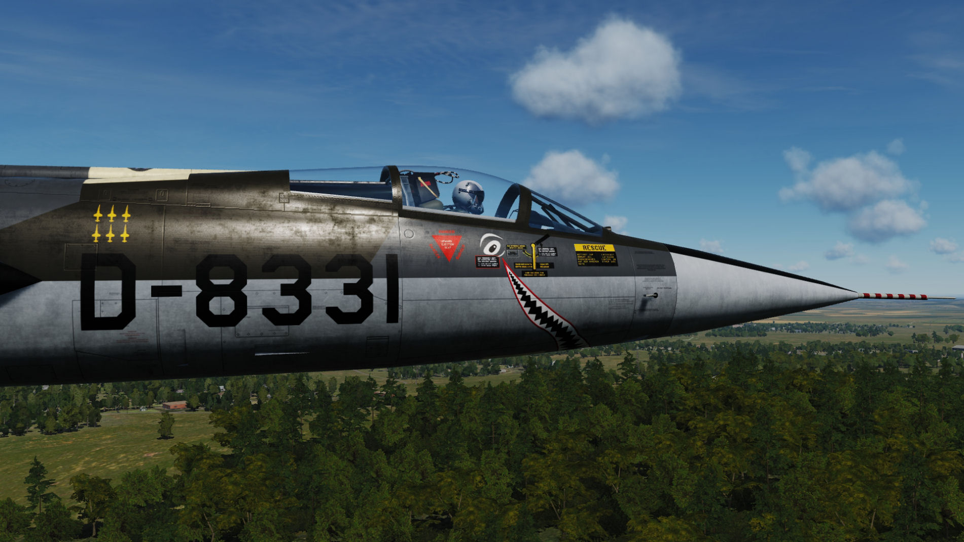 Royal Netherlands Airforce F-104G - D-8331 1979 demo livery for the VSN ...