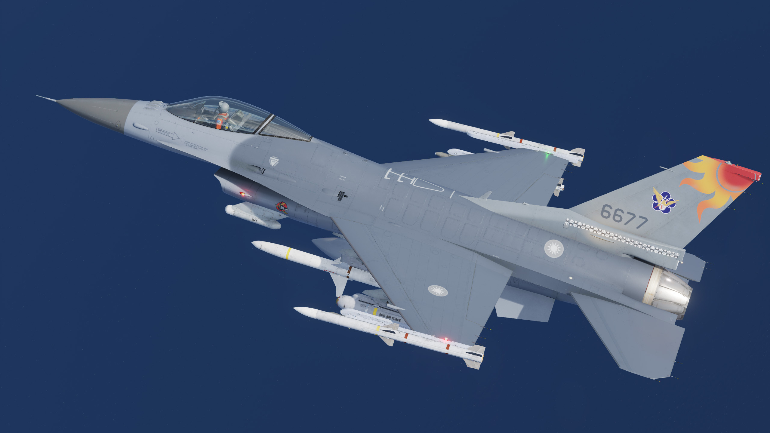 Taiwan F-16 Liveries [ ROCAF 5th TFW High VIS ]