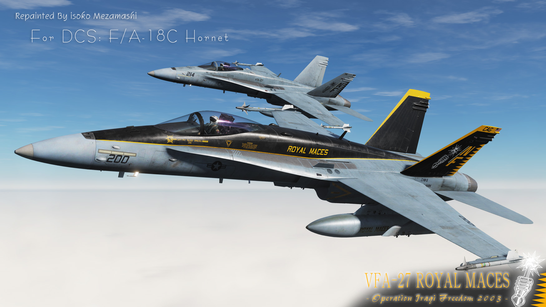 F/A-18C HORNET "VFA-27 ROYAL MACES" 2003 v1.6