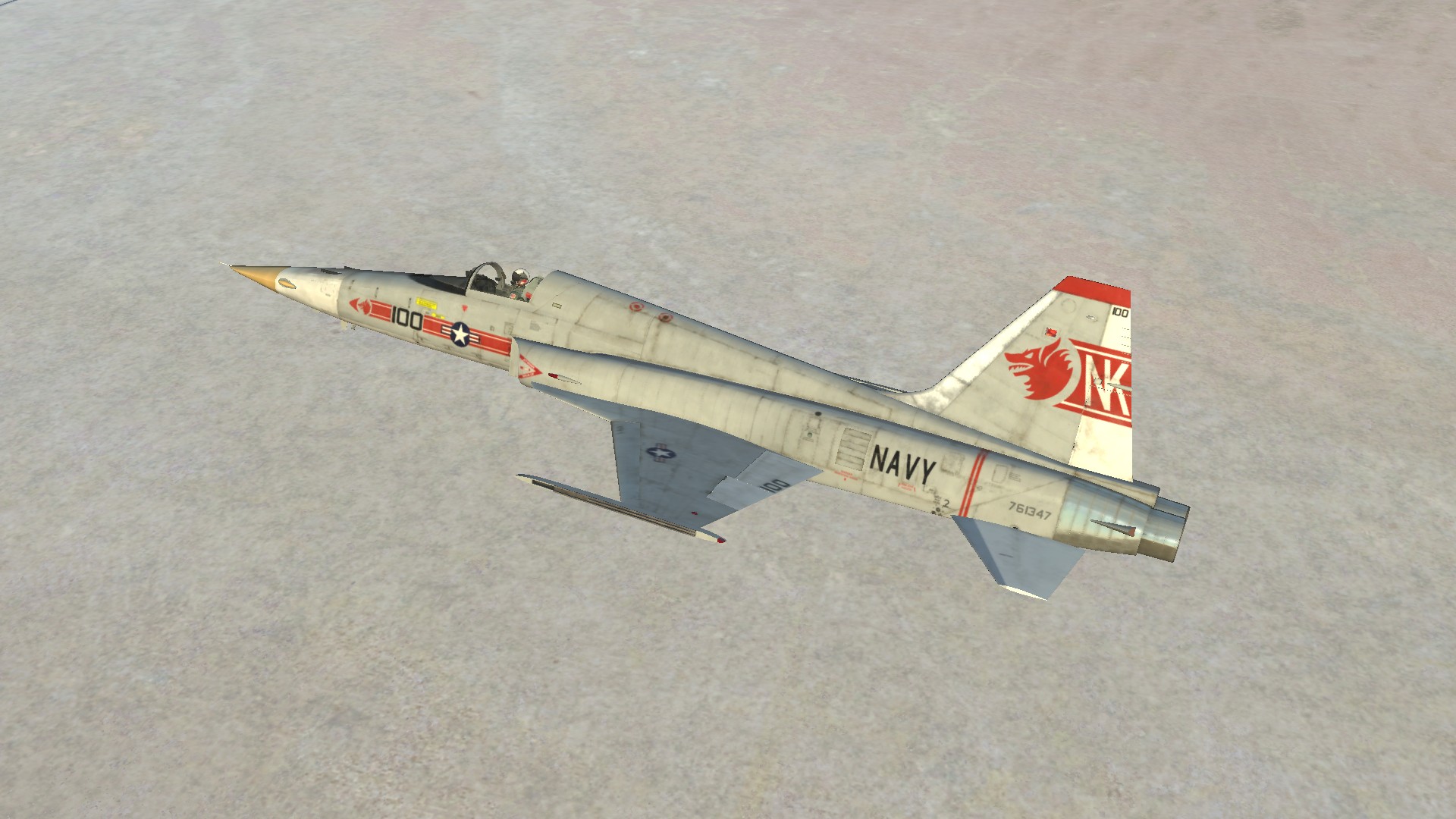 VF-1 'Wolfpack' Tomcat Squadron Skin for F-5E Tiger II