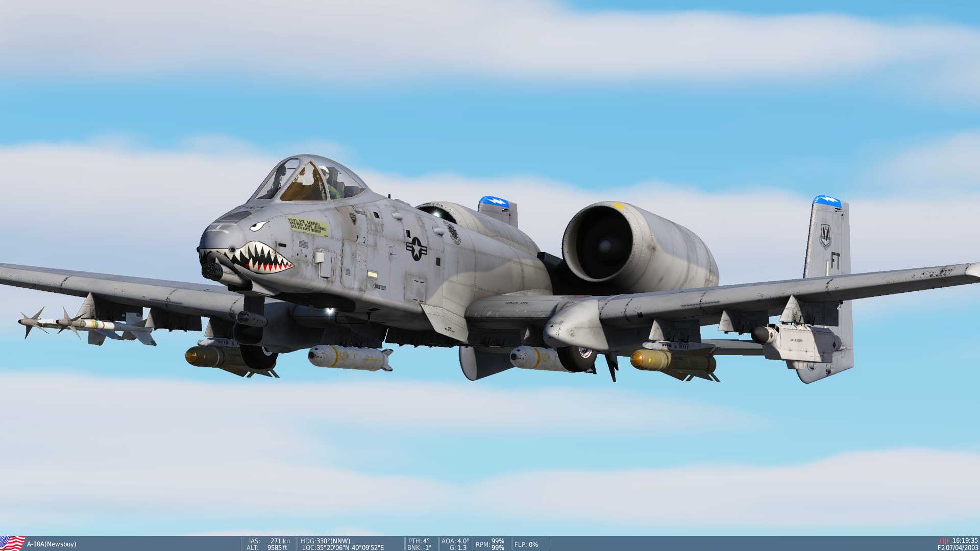 Kim Campbell's A-10A (A-10A s/n 81-0987) Operation Iraqi Freedom, April ...