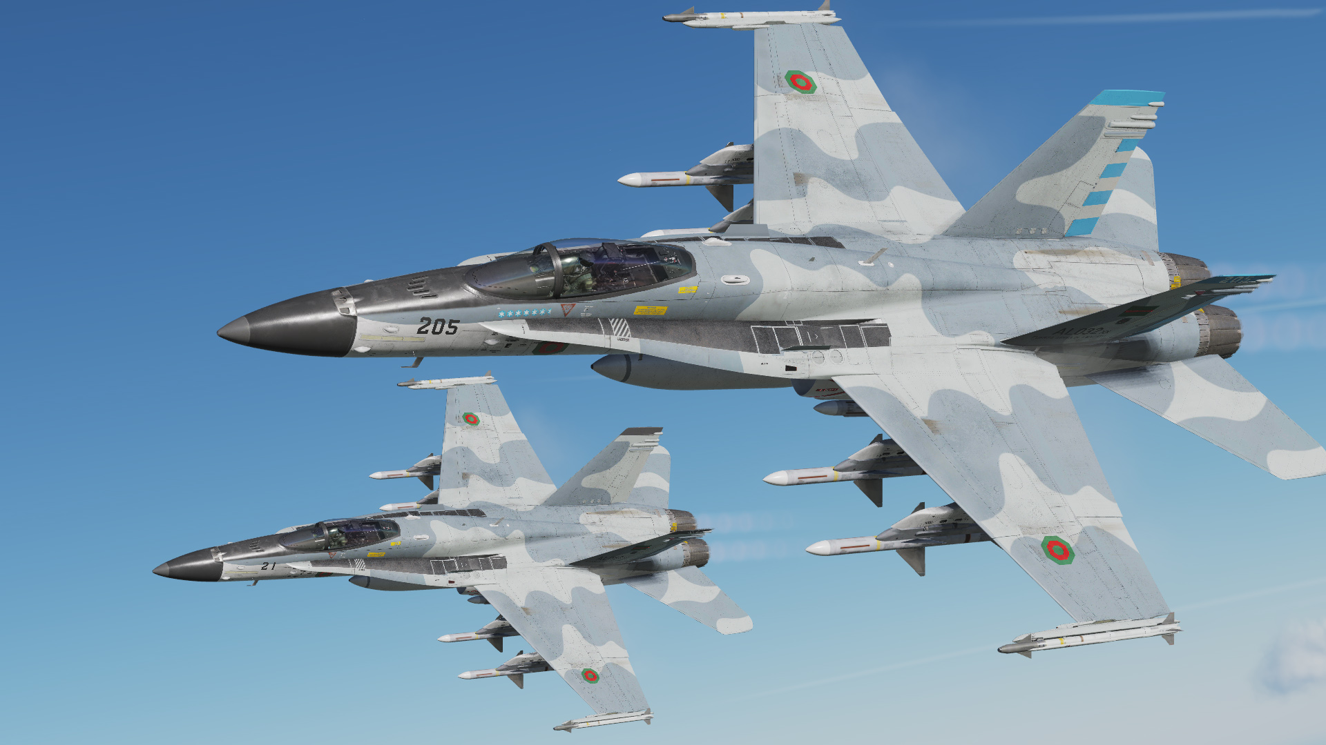 Ace Combat - Leasath Air Force 32nd T.F.S "Alendal Halcones" F/A-18C Hornet