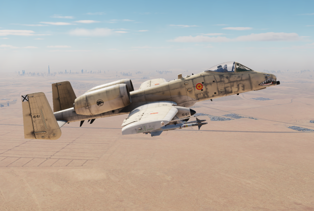 A-10C II Español Desierto Ficticio