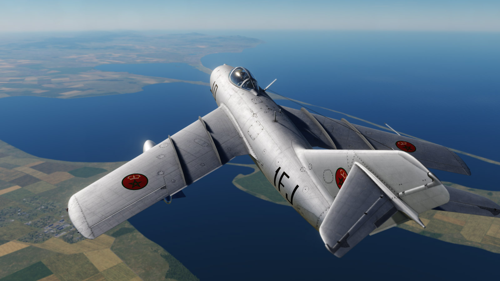 MIG-15bis skin of the Moroccan Royal Air Force