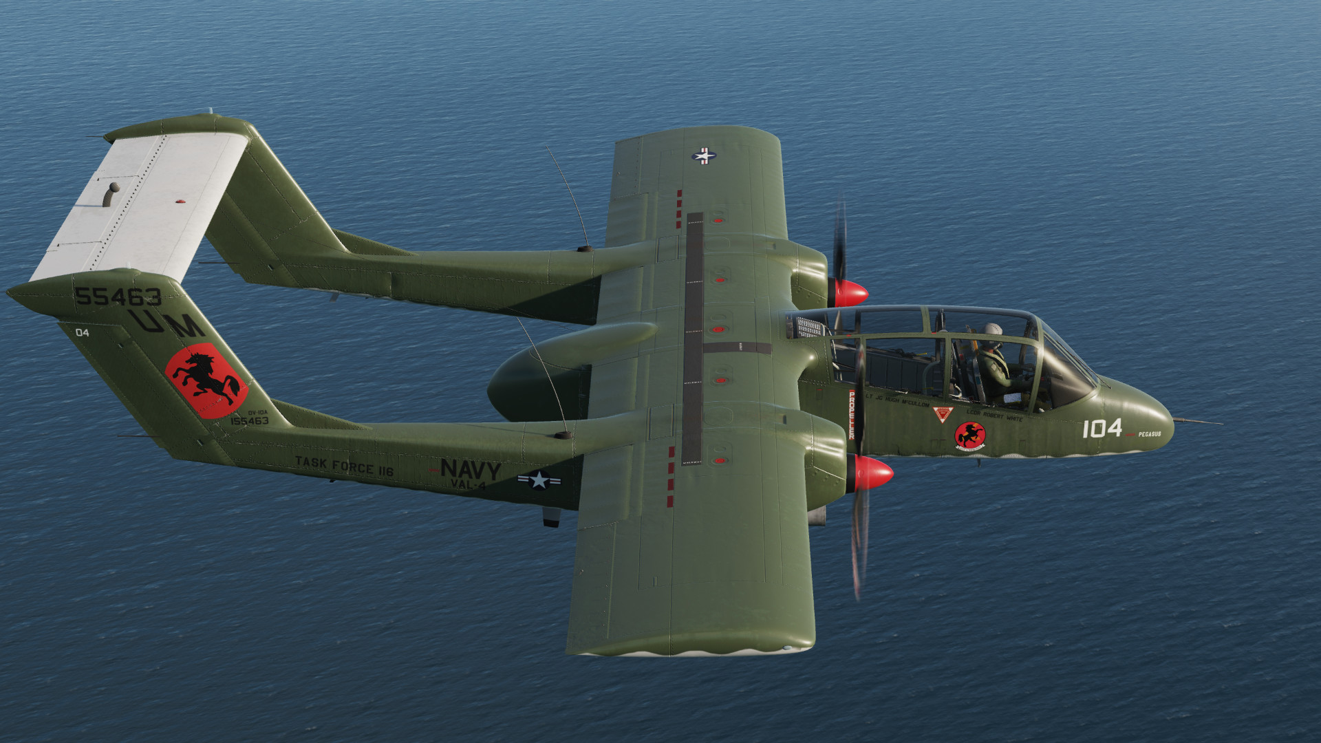 OV-10A Bronco - VAL-4 "Black Ponies" #104 - Skin