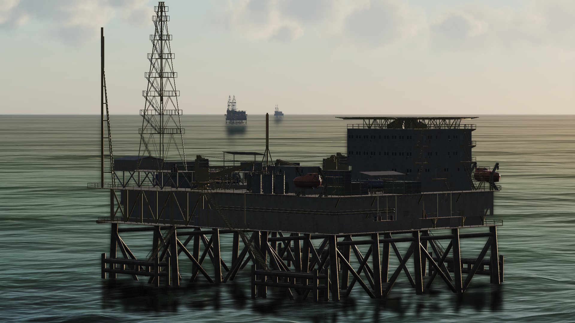 Oil Rigs And Gas Platforms - Static Template