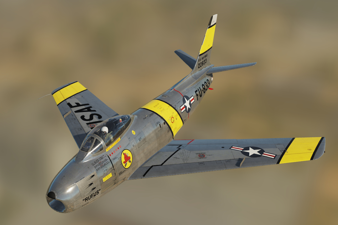 F-86E-6-CAN 52-2833, "RUFUS", F/L Ernie Glover, RCAF