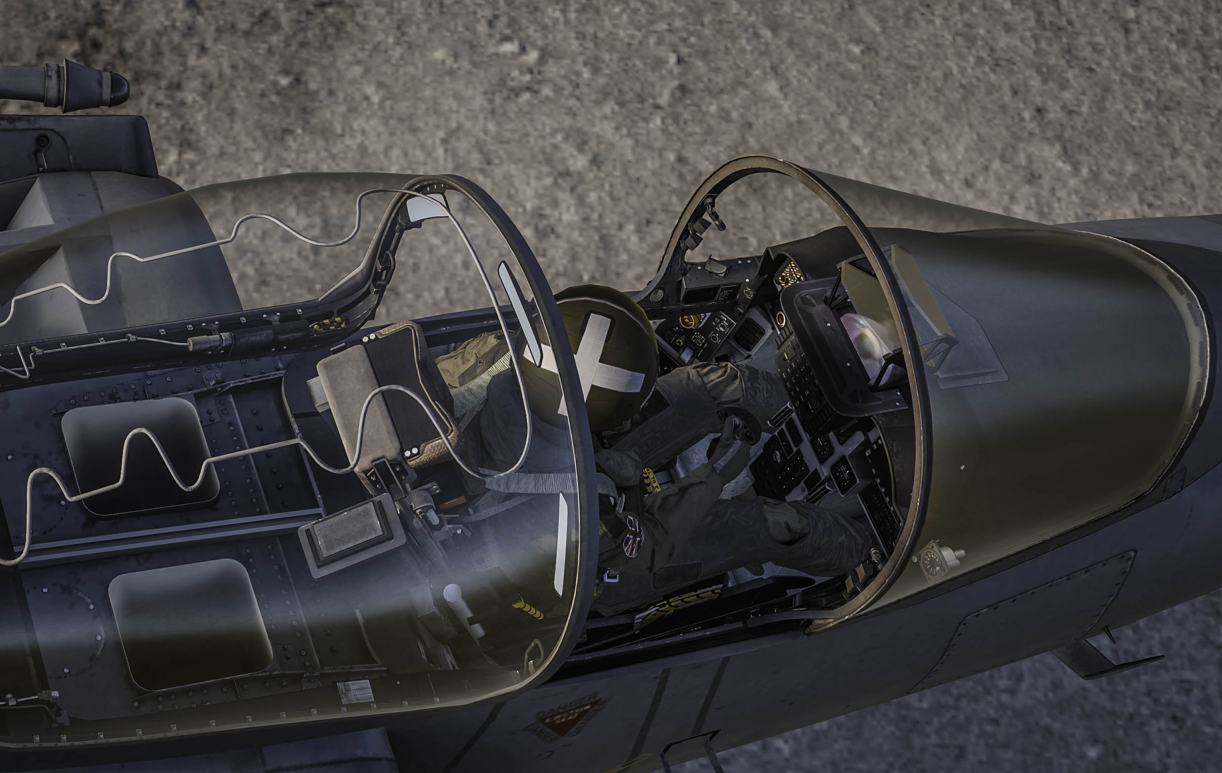 Royal Navy / RAF AV-8 Pilot Helmet JSGME