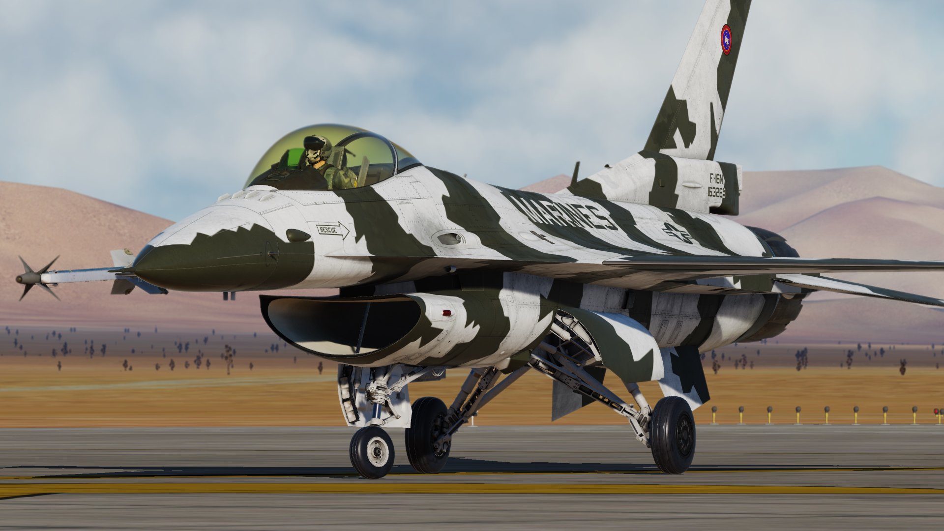 F-16N Splinter Camo - US Navy Fighter Weapons School 91'-92'