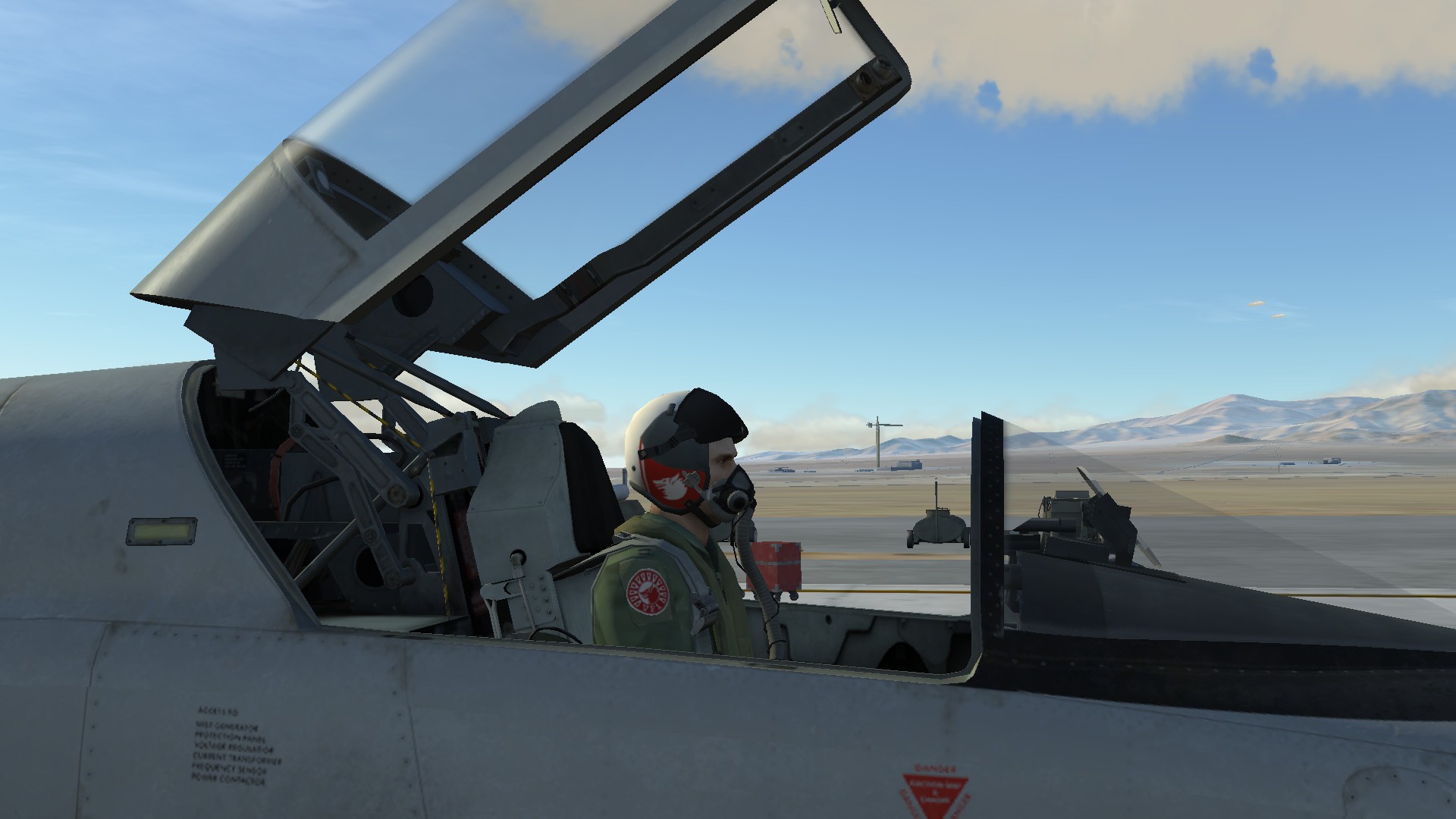 VF-1 'Wolfpack' Tomcat Squadron Skin for F-5E Tiger II