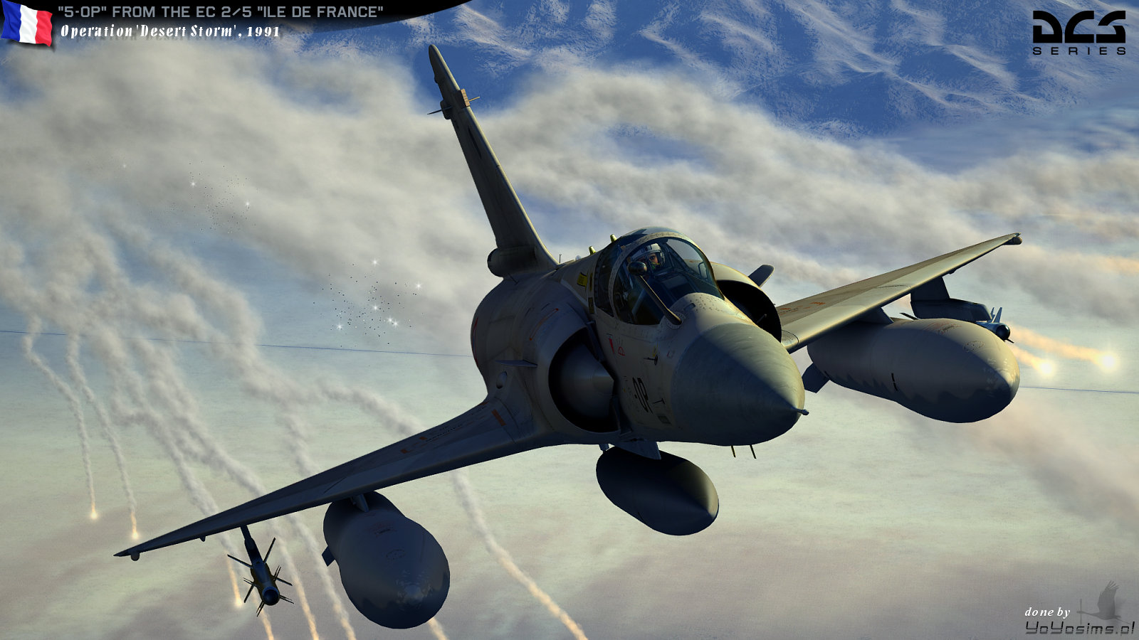 Mirage 2000C (repaint "5-OP"), Desert Storm: Daguet Operation 1991