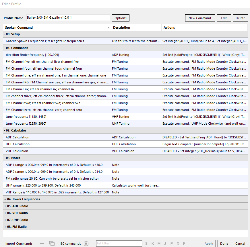 DCS SA342M Gazelle Radios VoiceAttack