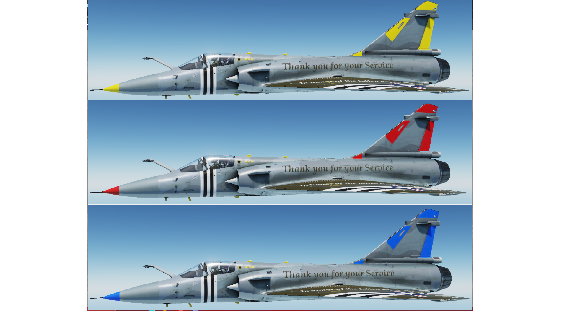 Fictional M-2000C D-Day Memorial Skins