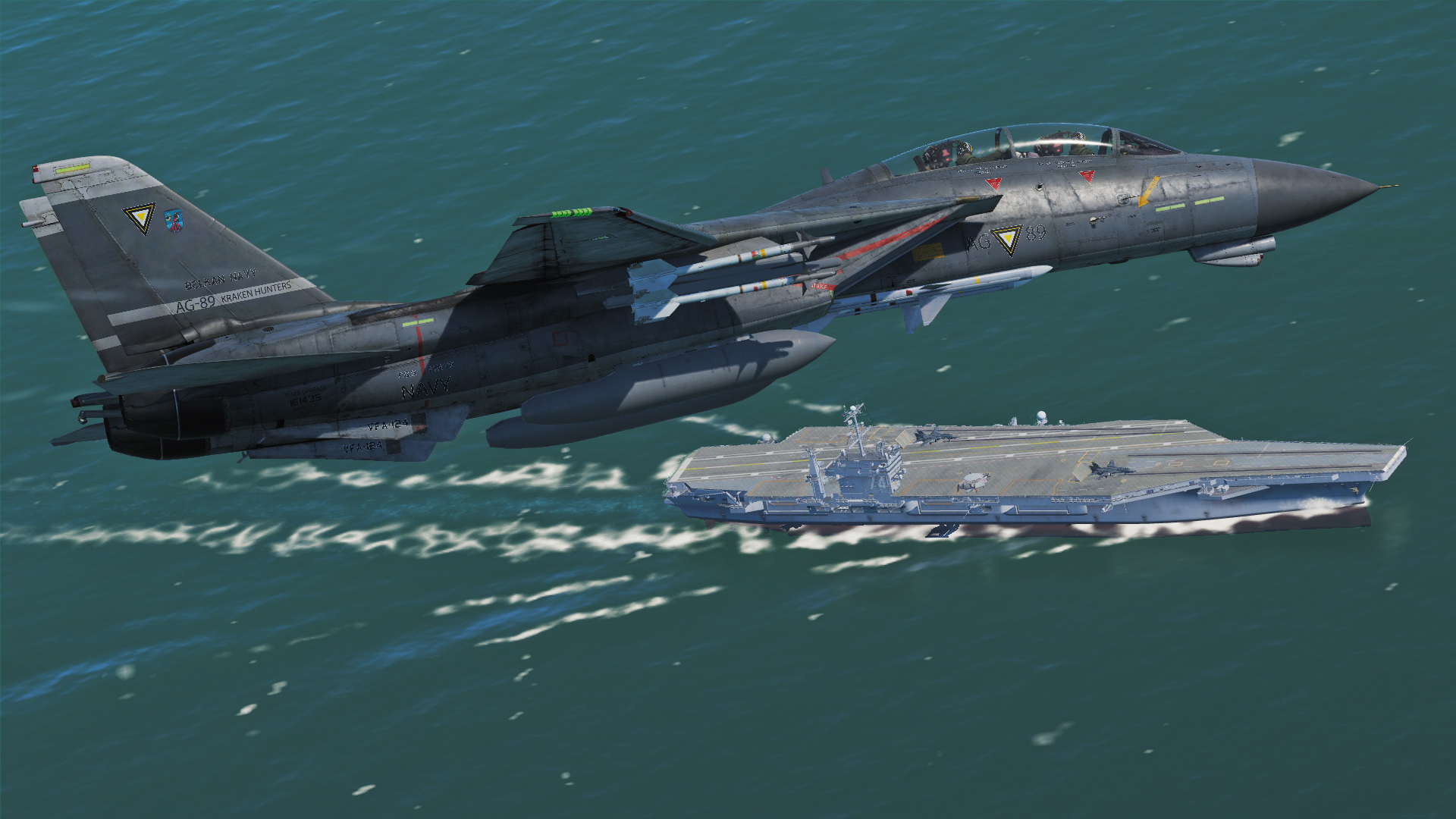 Ace Combat - Belkan Navy - 4th Naval Air Division - VFA-124 "Kraken ...