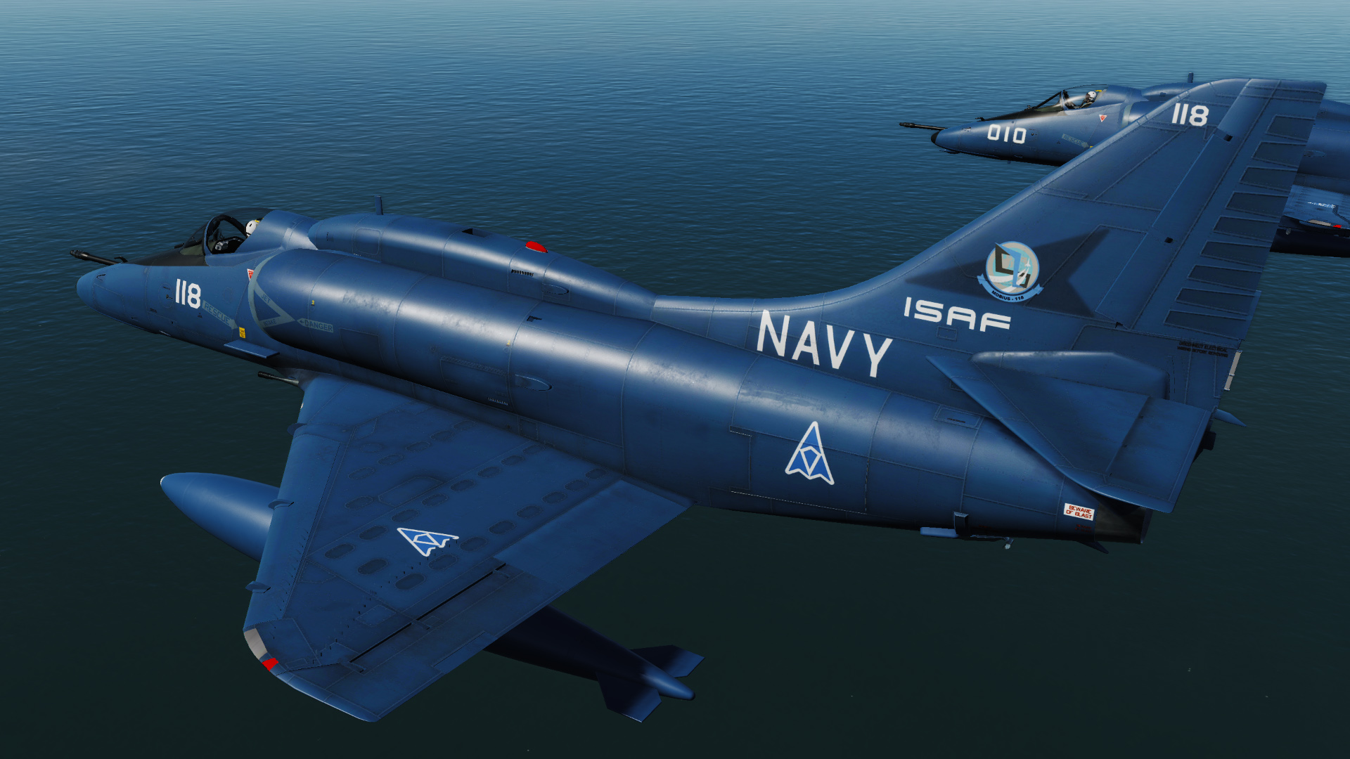 Ace Combat - ISAF Navy and Mobius One A-4 Skyhawk