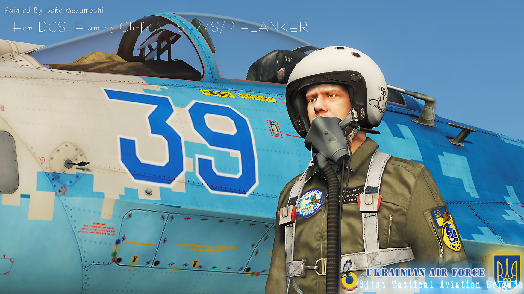 Ukrainian Air Force Su-27S/P FLANKER 831st BrTA PACK v1.0