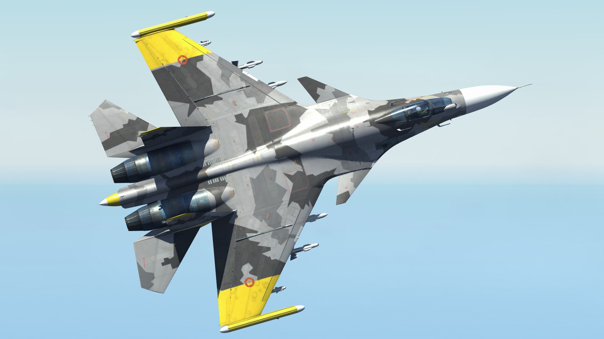 Yellow 13 - 156th Tactical Fighter Wing Aquila - Livery for Su-33 (V2.0)