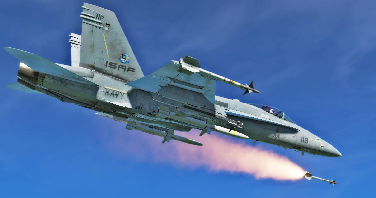 Ace Combat- ISAF 118th Tactical Fighter Wing “Mobius” F-18 skin