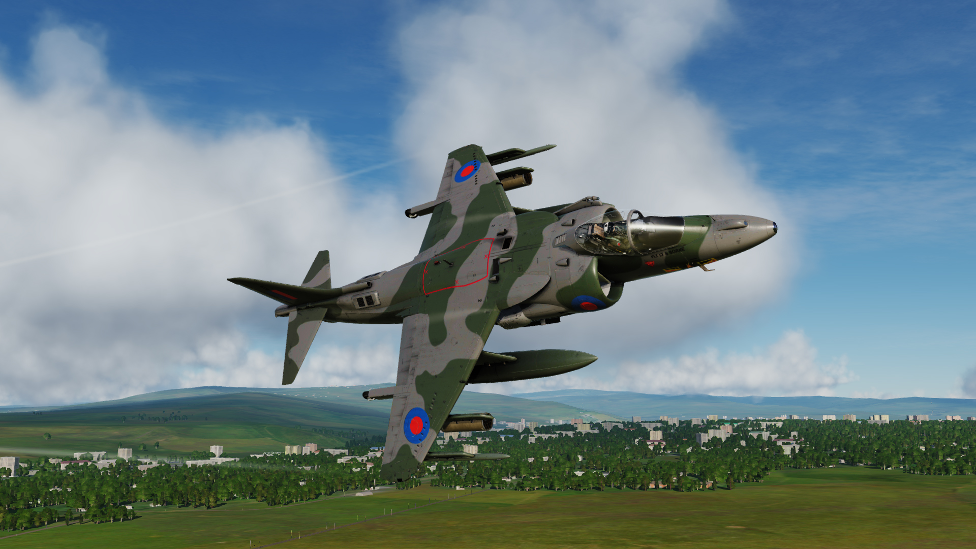 RAF Harrier GR3 skins - No 1 and 4 Squadrons (V1.1)