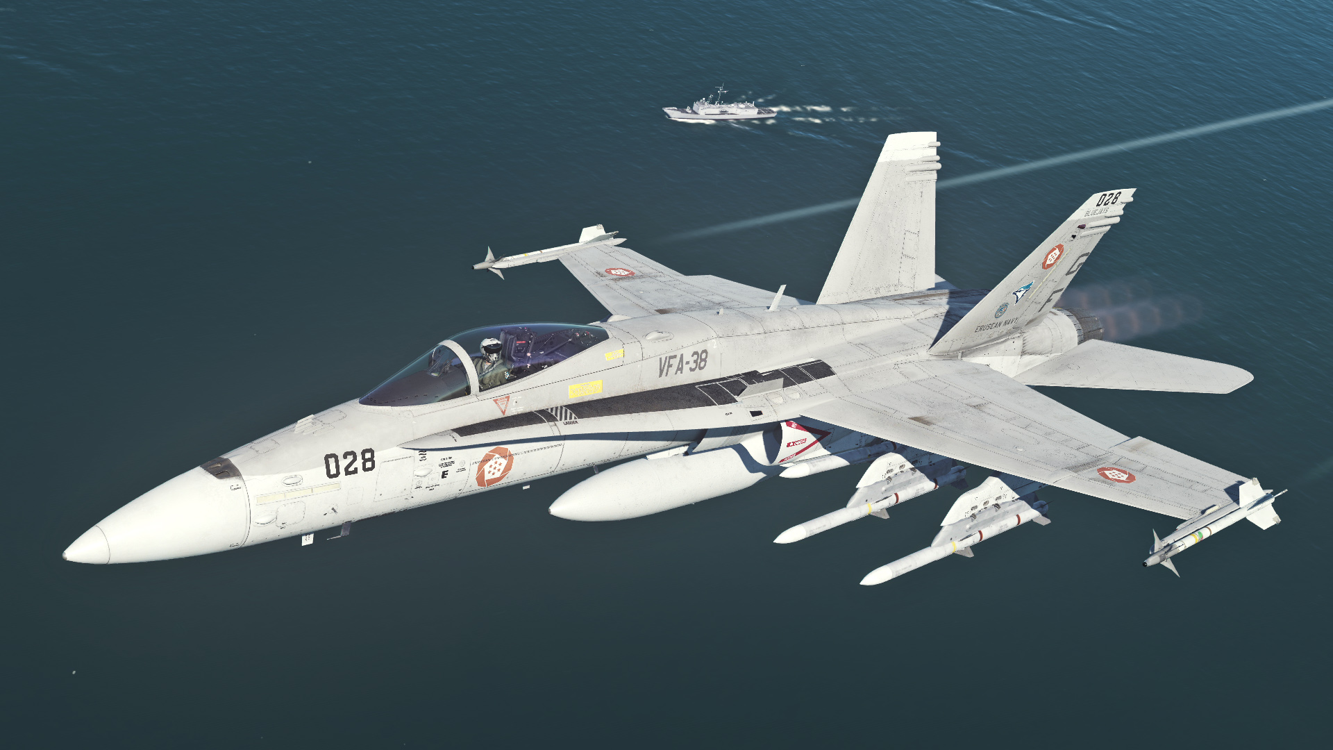 Ace Combat - Federal Erusean Navy VFA-38 "Bluejays" F/A-18C Hornet