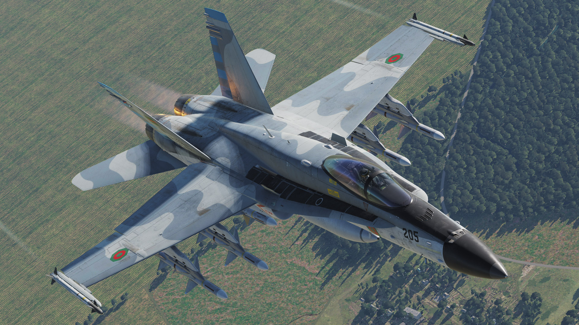 Ace Combat - Leasath Air Force 32nd T.F.S "Alendal Halcones" F/A-18C Hornet