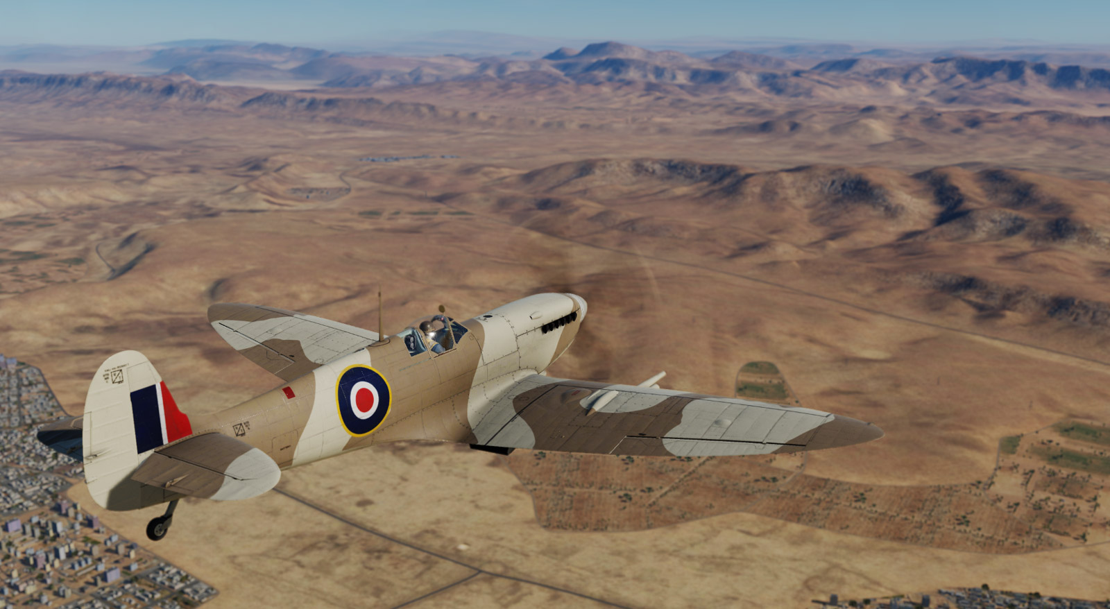 Spitfire modern desert skin - UK & Morocco