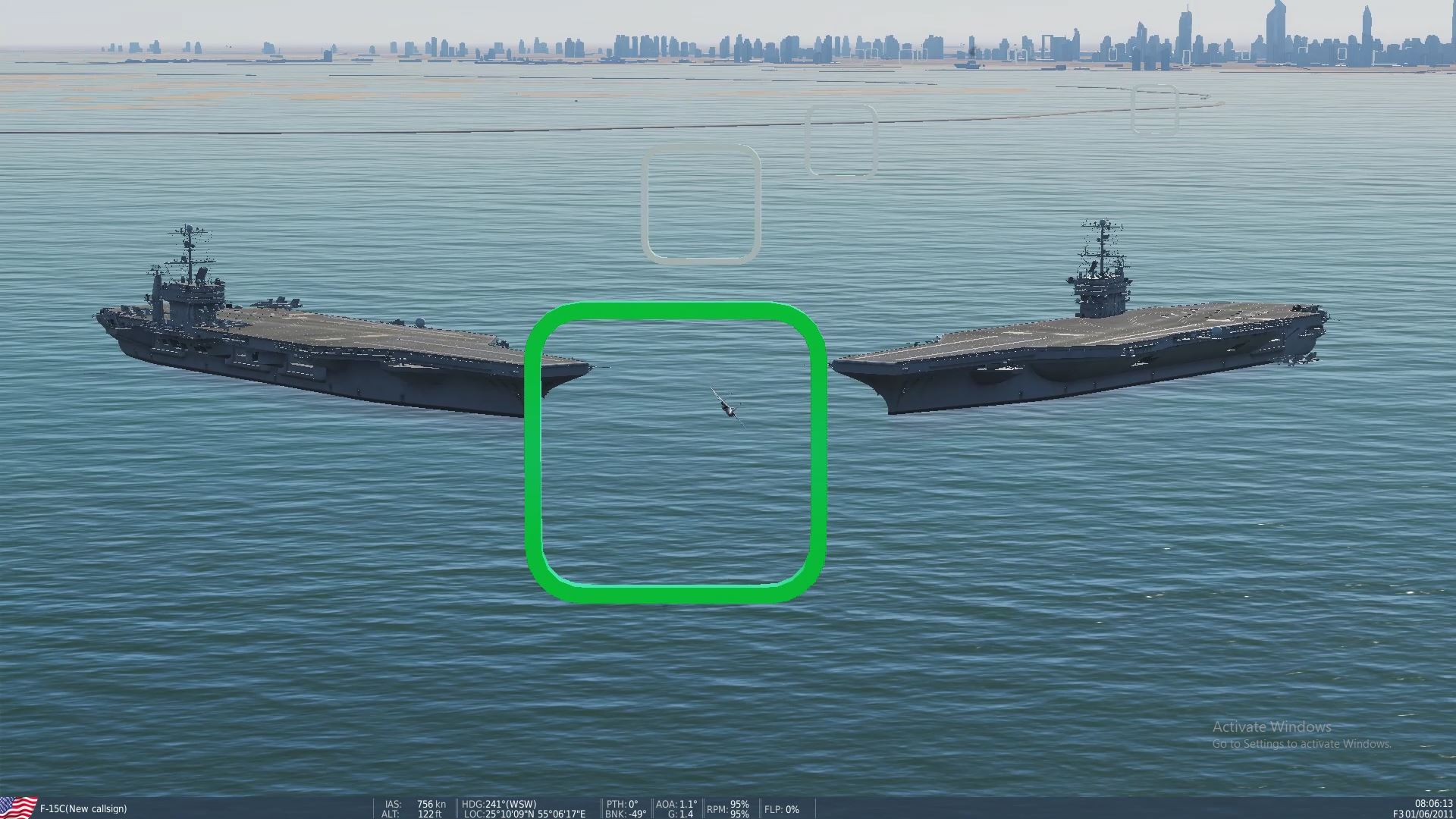 F-15C Persian Gulf Speed/Obstacle/Training course
