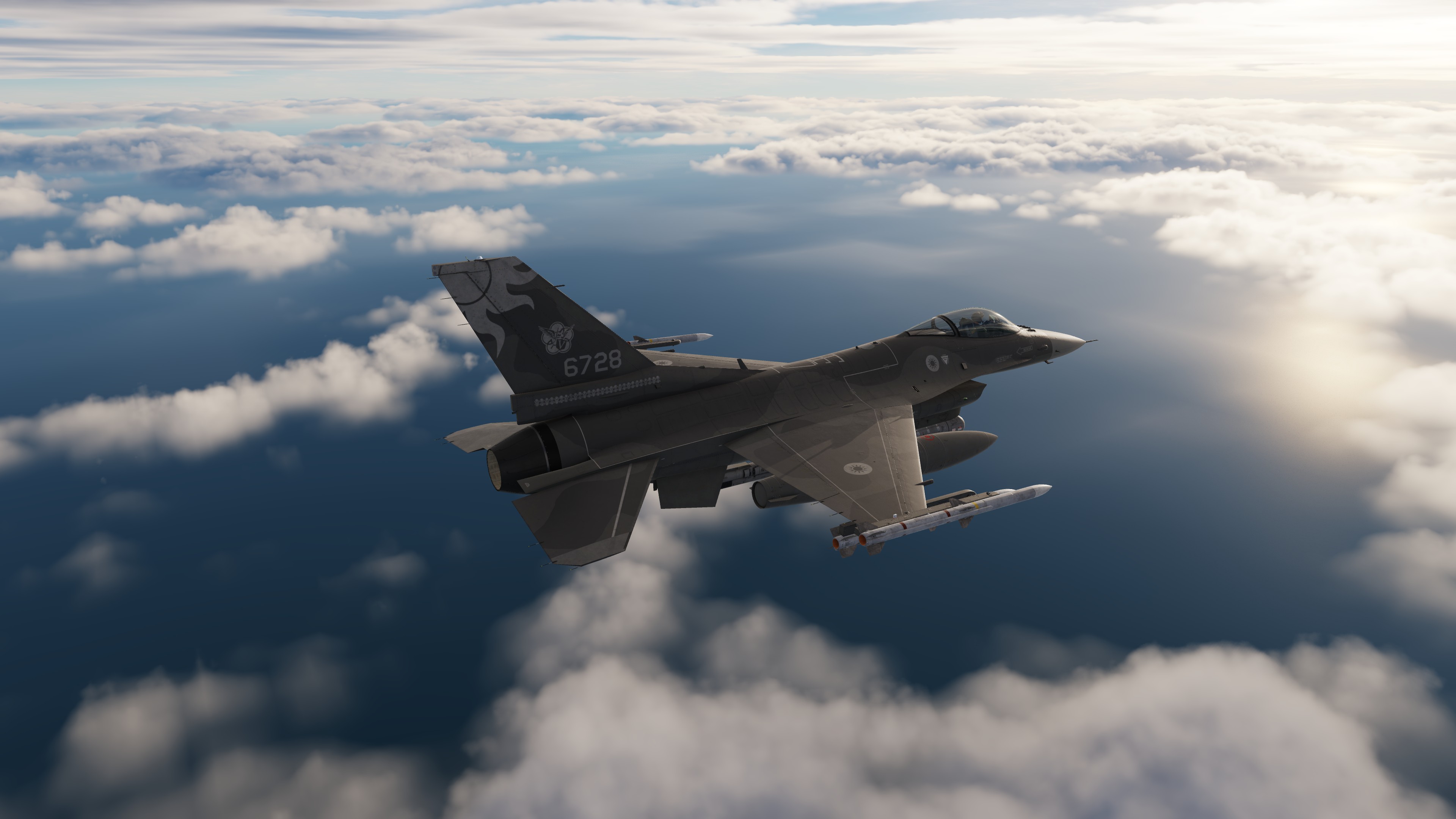 ROCAF F-16 5th TFW Low viz Have Glass Camo『Tail Number variable』2023/06/26