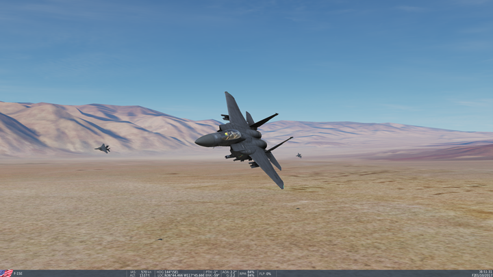 Sidewinder Low level course with the Jedi Transition and Star Wars Canyon