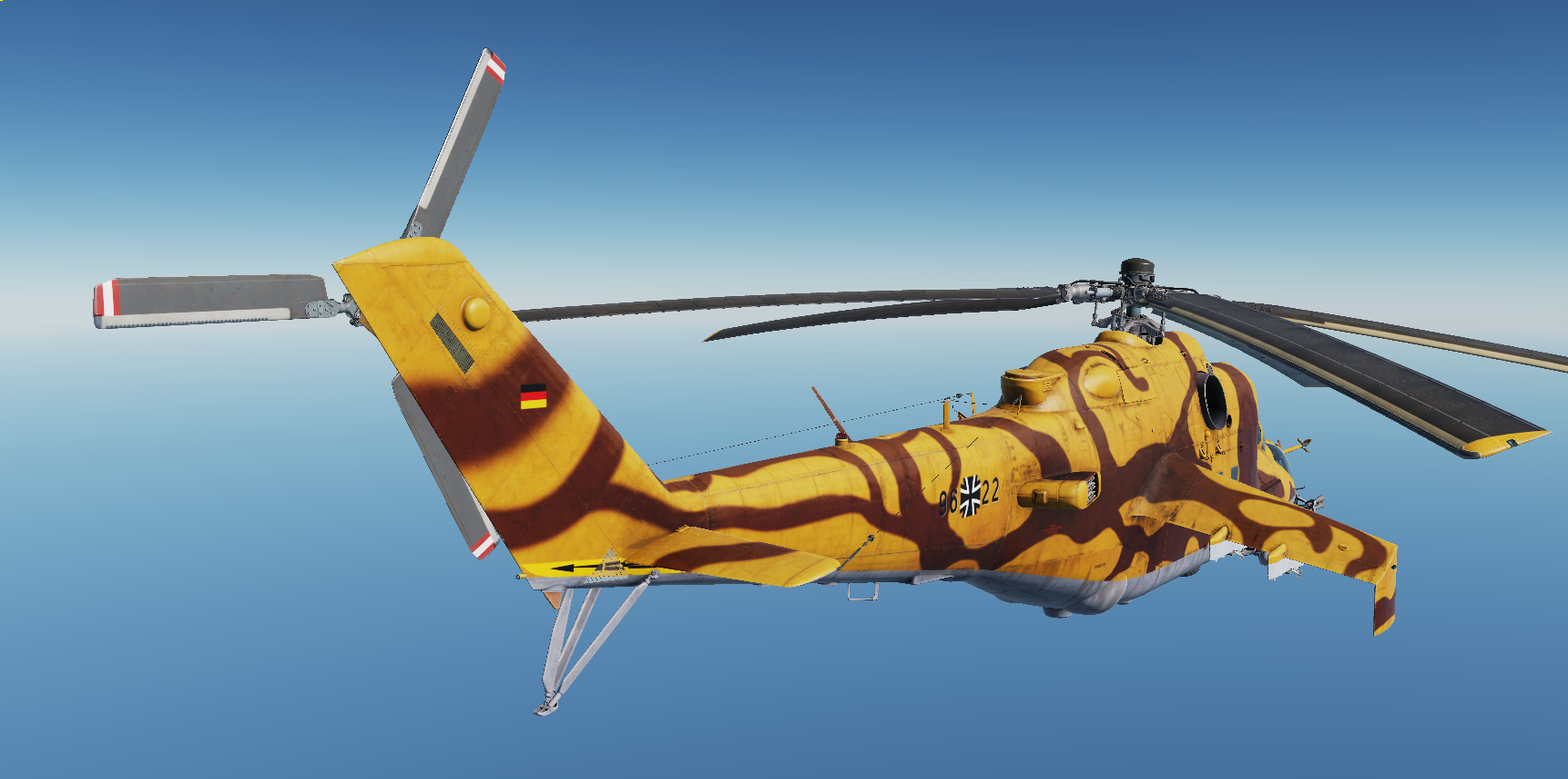 EX GDR Hind - Desert Hind based on Erprobungsgeschwader Livery