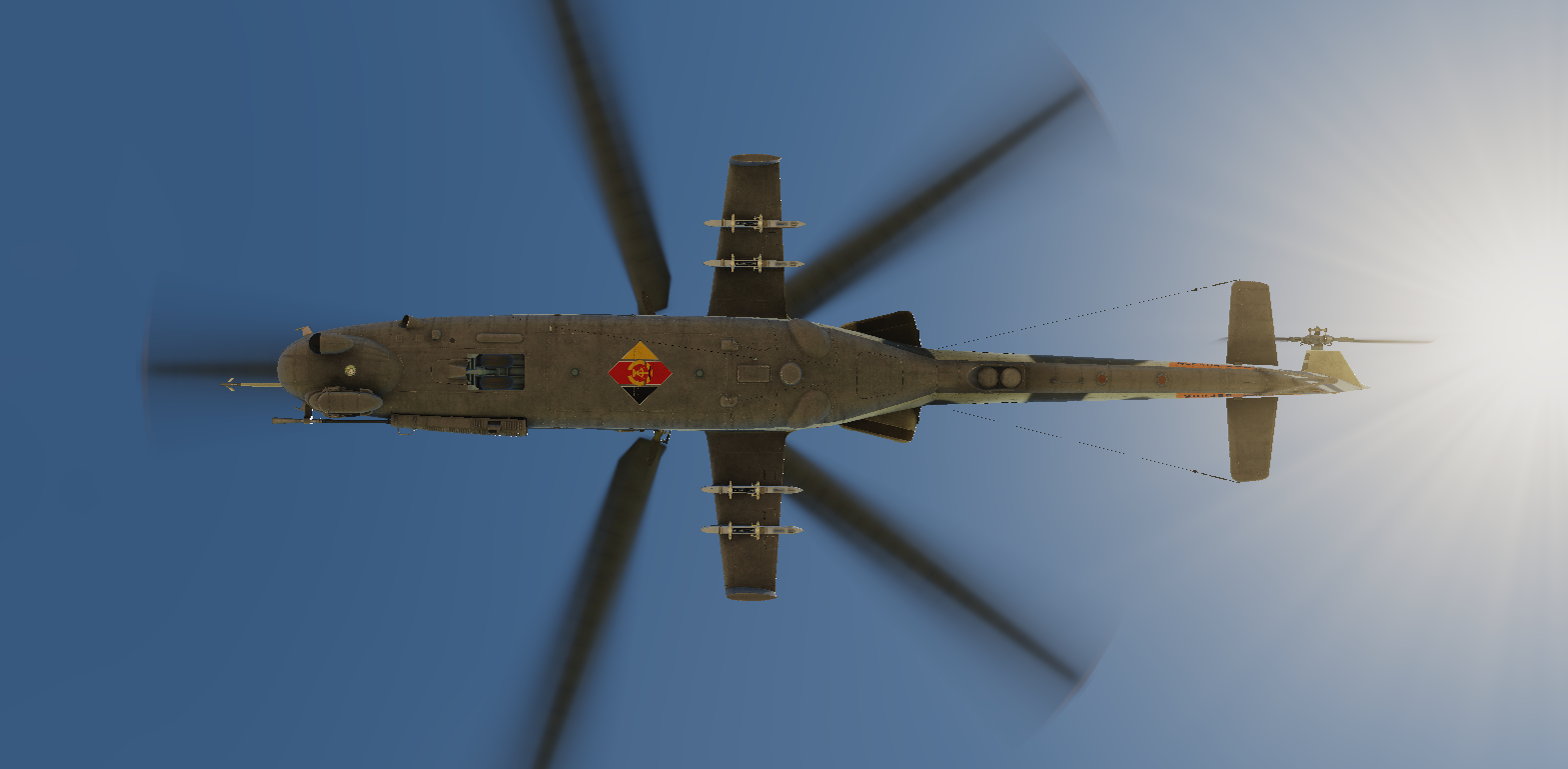 Mi-24P "Hind" East German GDR NVA Skin -- Anstrich für Mi-24P "Hind ...