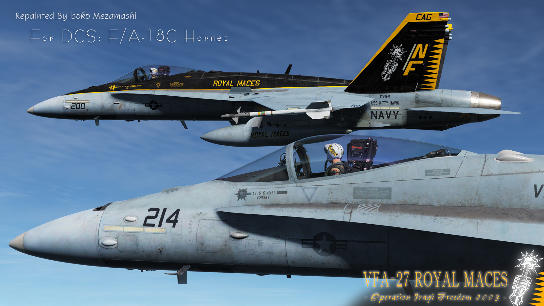 F/A-18C HORNET "VFA-27 ROYAL MACES" 2003 v1.6