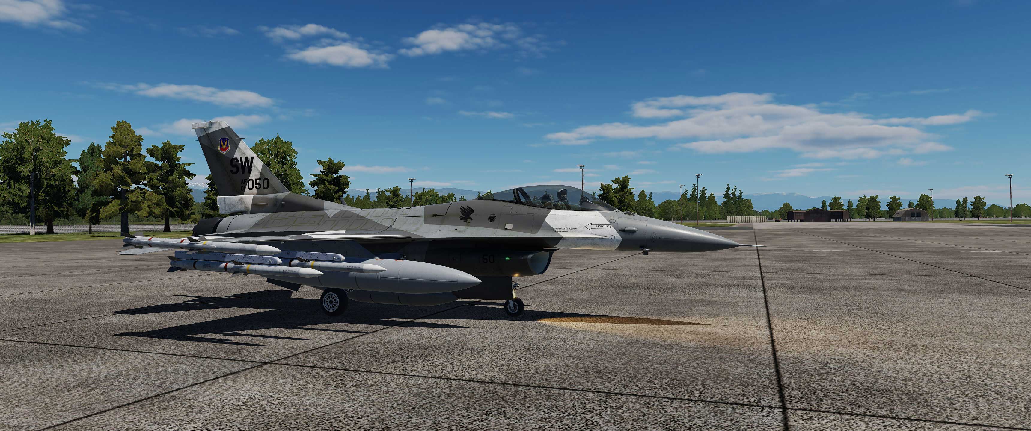 F16 AGRESSOR Arctic Grey