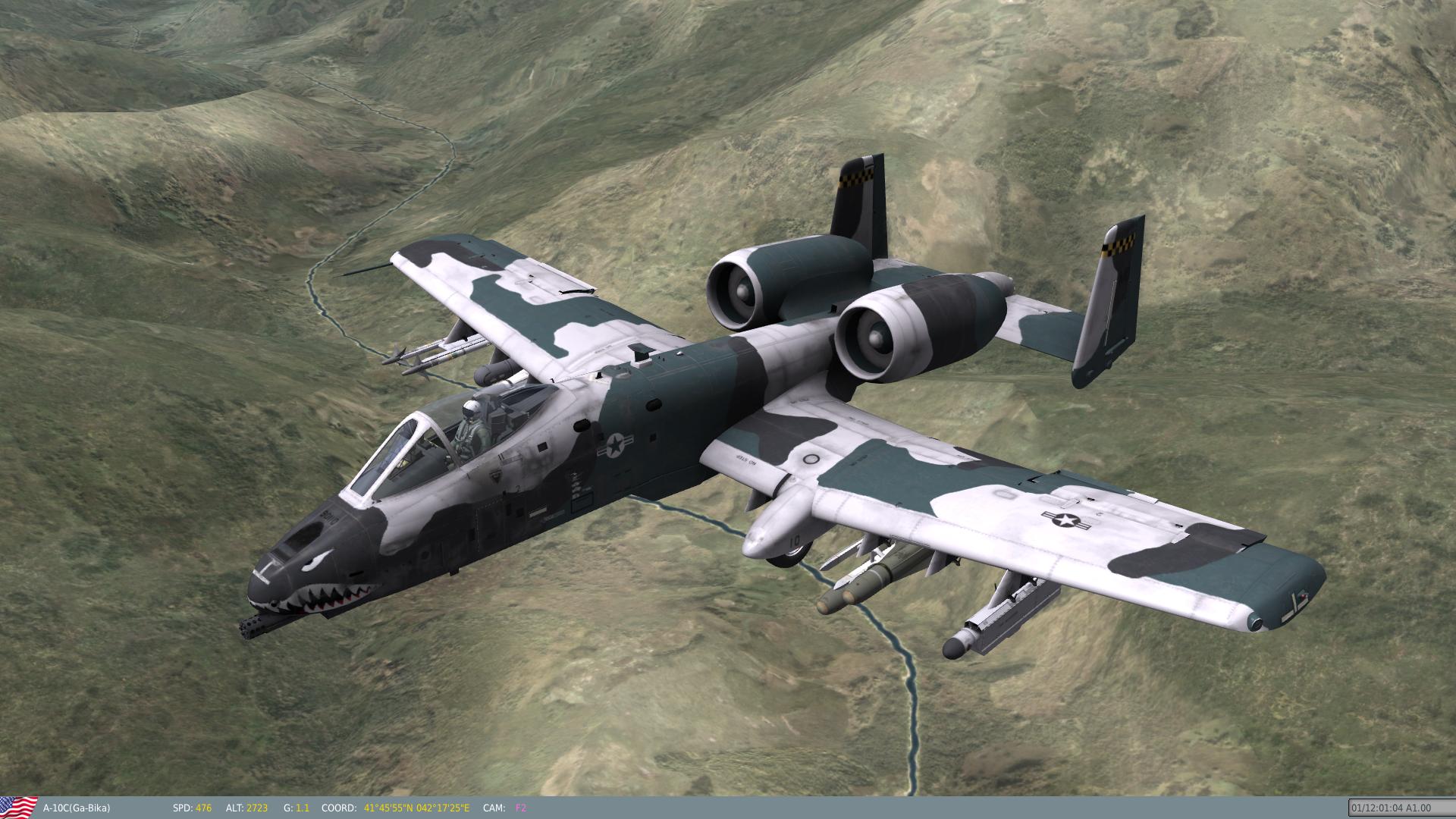 DCS World A-10C Ga-Bika winter skin