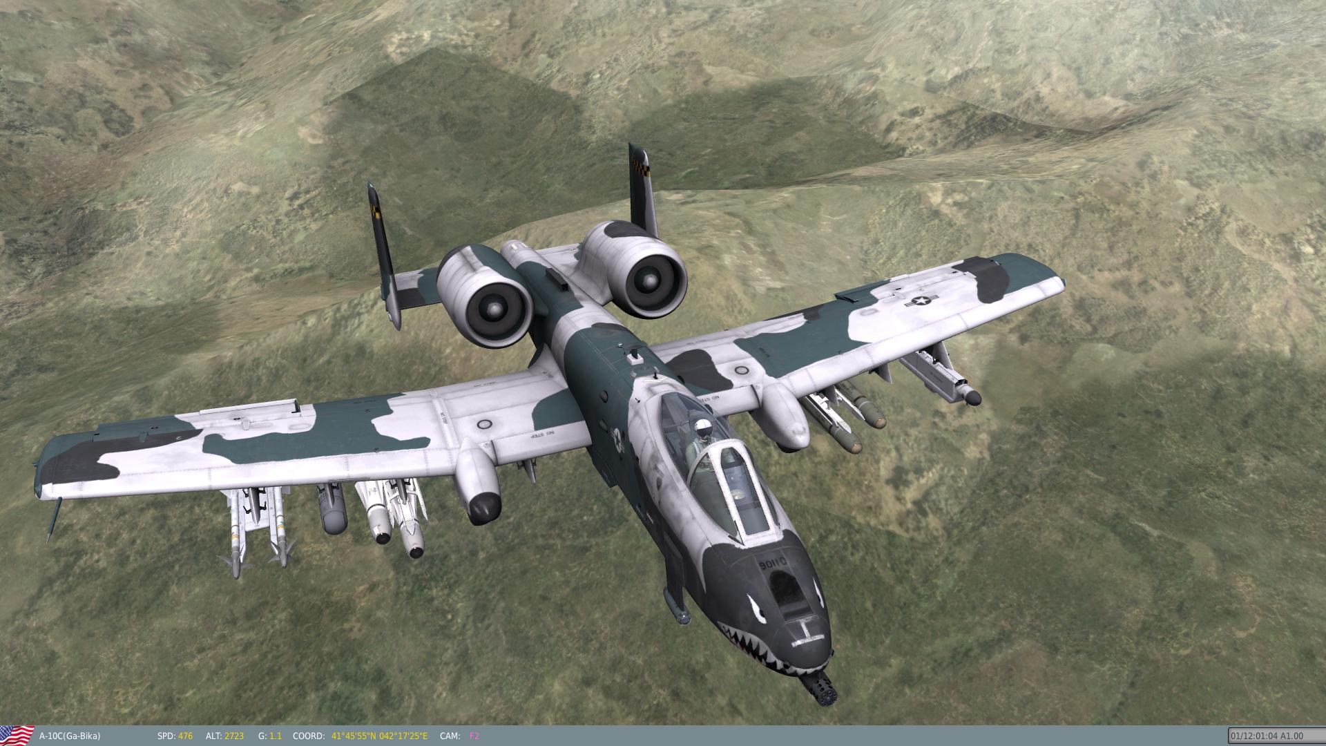 DCS World A-10C Ga-Bika winter skin