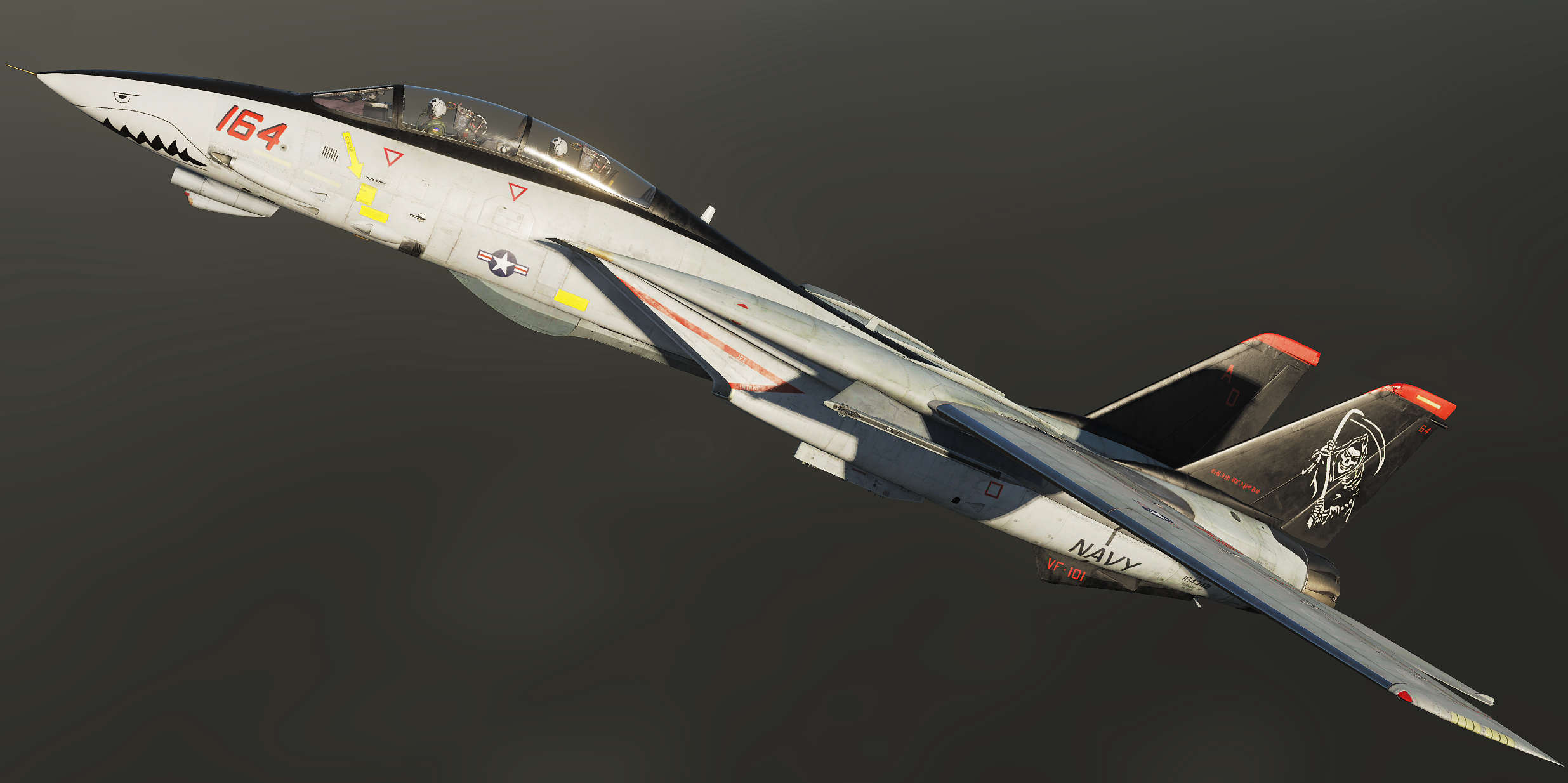 F-14b Tomcat..VF-101 'Grim Reapers' Hi Viz_Red 164_Serial No 164342