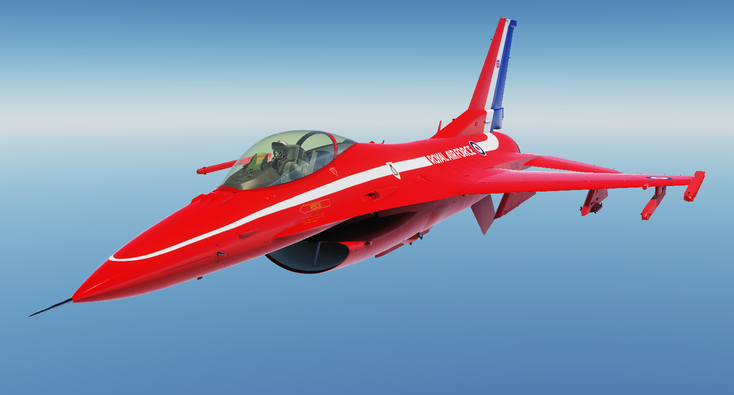 RAF Red Arrows for F16