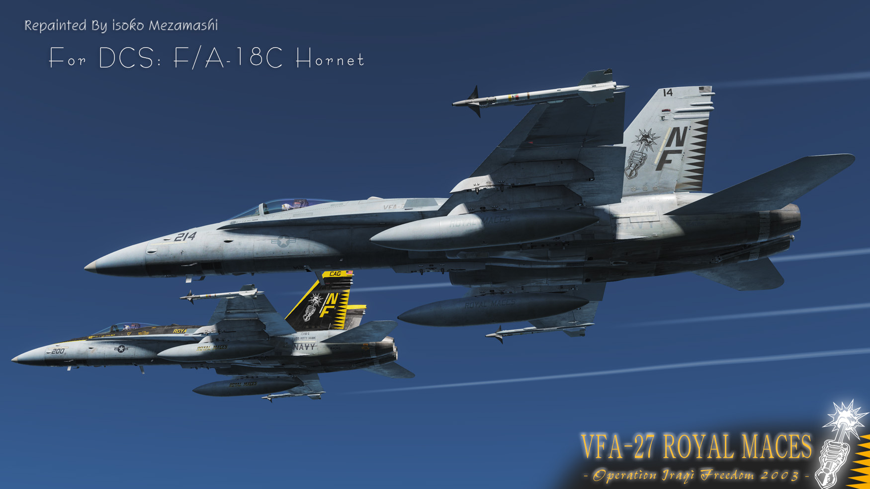 F/A-18C HORNET "VFA-27 ROYAL MACES" 2003 v1.6
