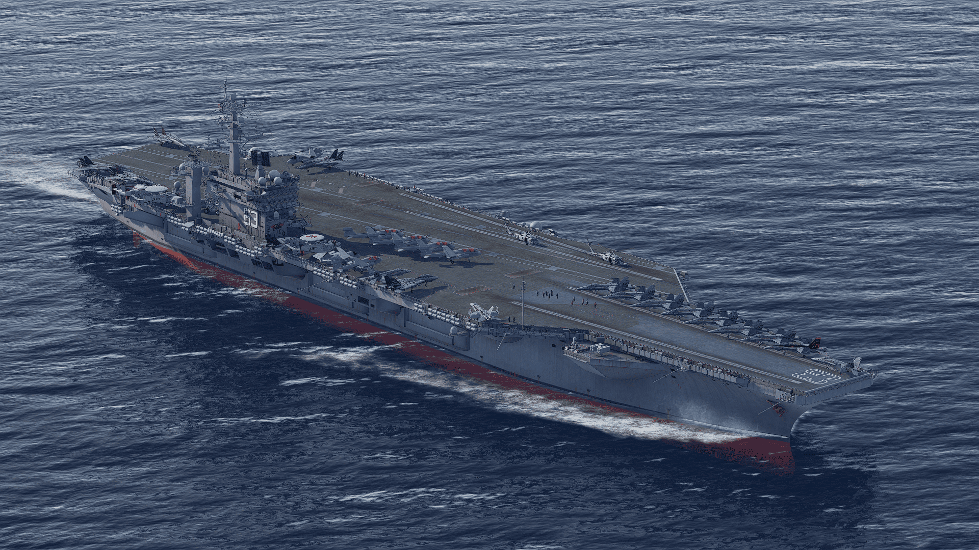Kitty Hawk Class Supercarrier Repaint Part 2