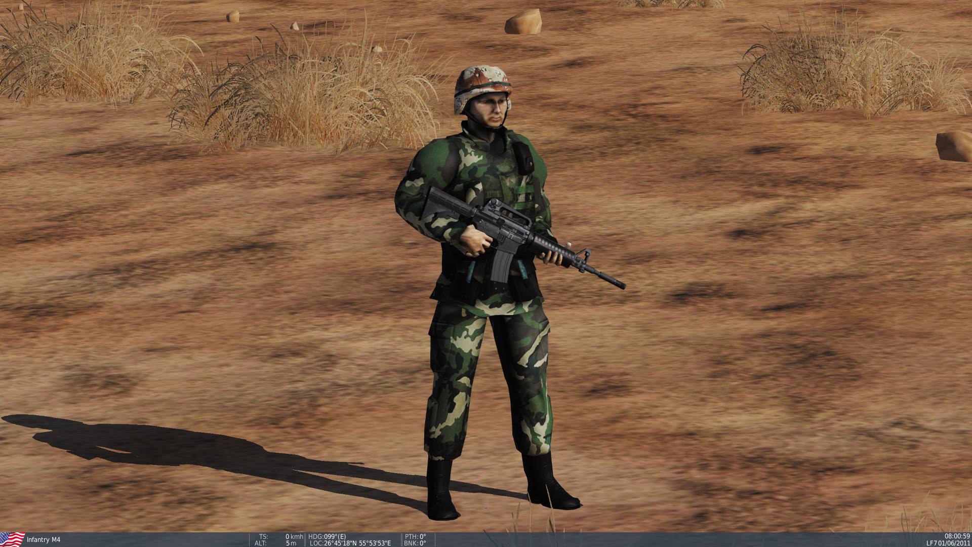 Desert & MOPP suit M-4 Soldier