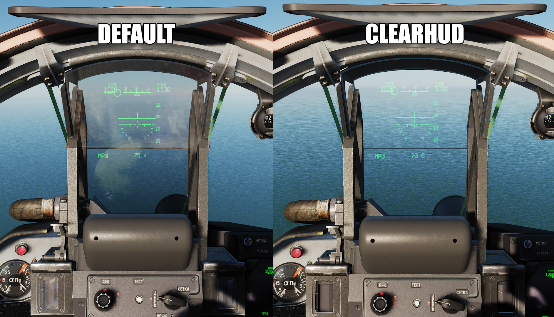 MiG-29 ClearHUD + MiG-29 ClearHUD Lite