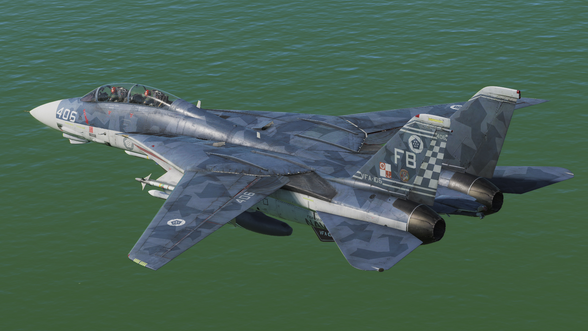 Ace Combat - Federal Erusean Navy VFA-106 "Aegir Knights" F-14B Tomcat