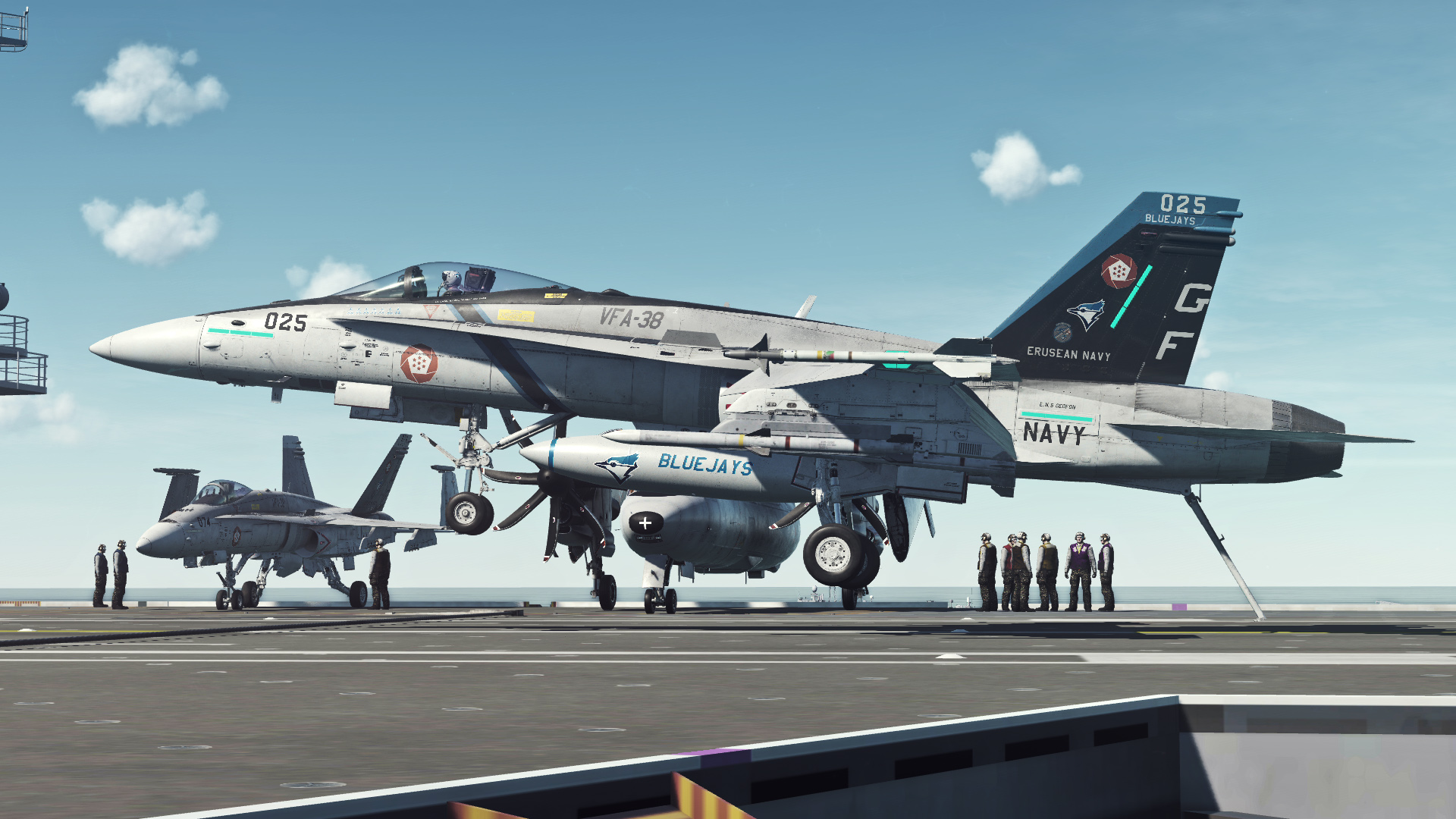 Ace Combat - Federal Erusean Navy VFA-38 "Bluejays" F/A-18C Hornet