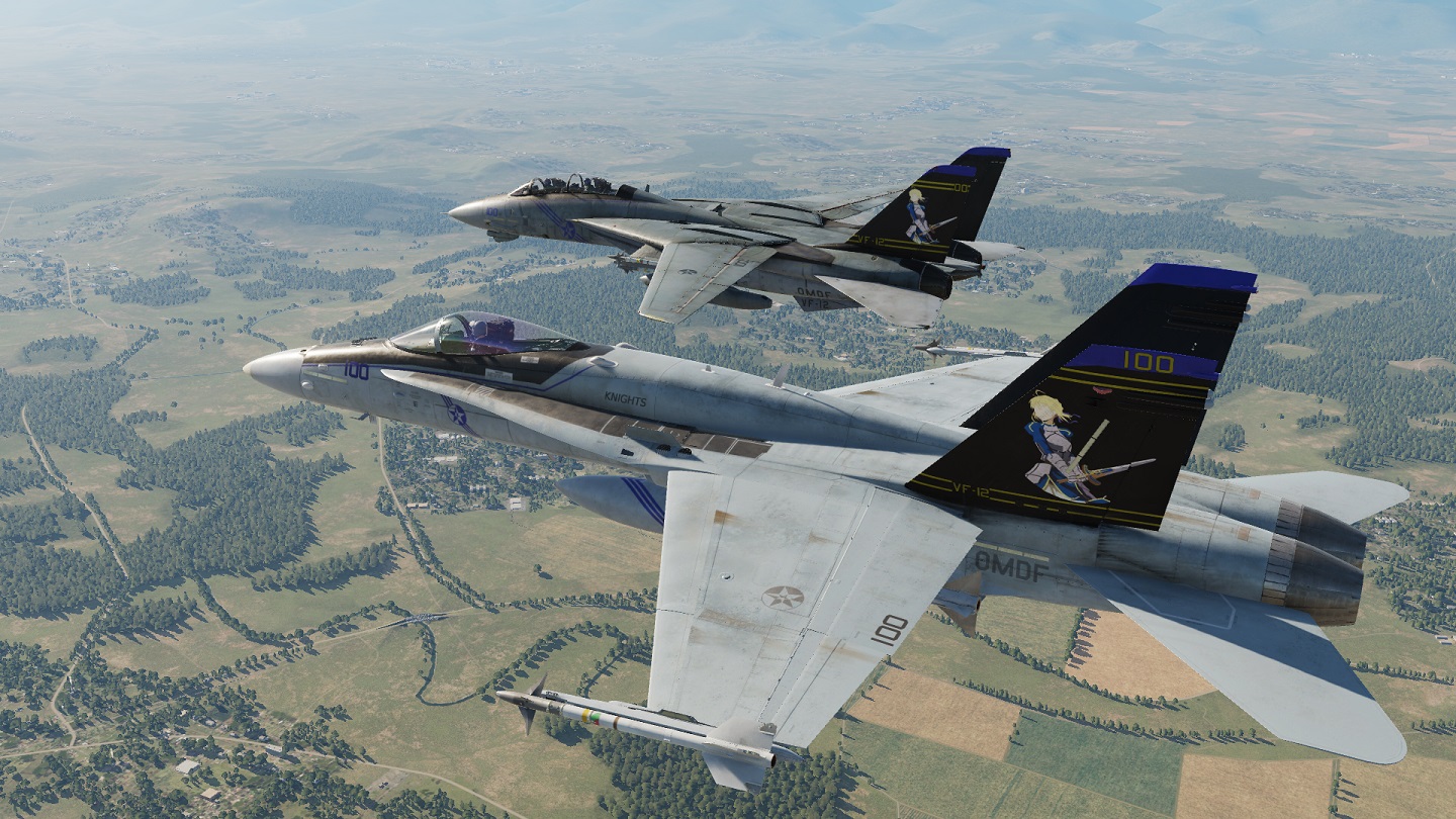 Ace Combat - VF-12 'Knights' F/A-18 Skin