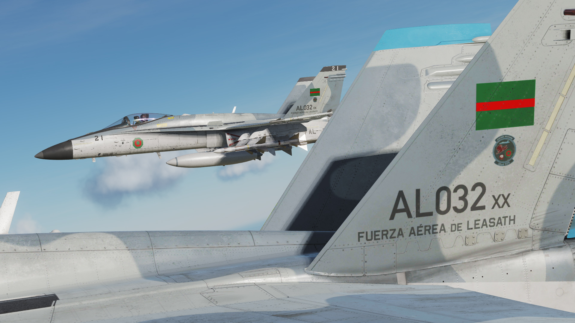 Ace Combat - Leasath Air Force 32nd T.F.S "Alendal Halcones" F/A-18C Hornet