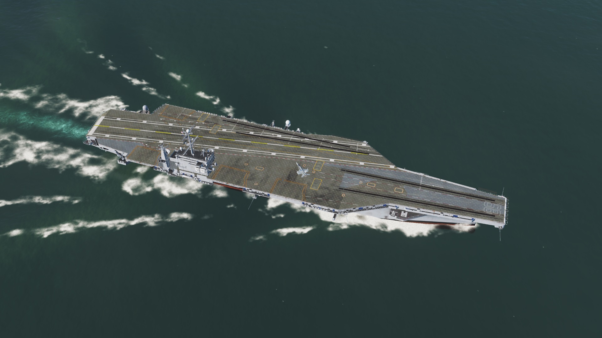 Nimitz class blank livery, CVN-68 and CVN-74
