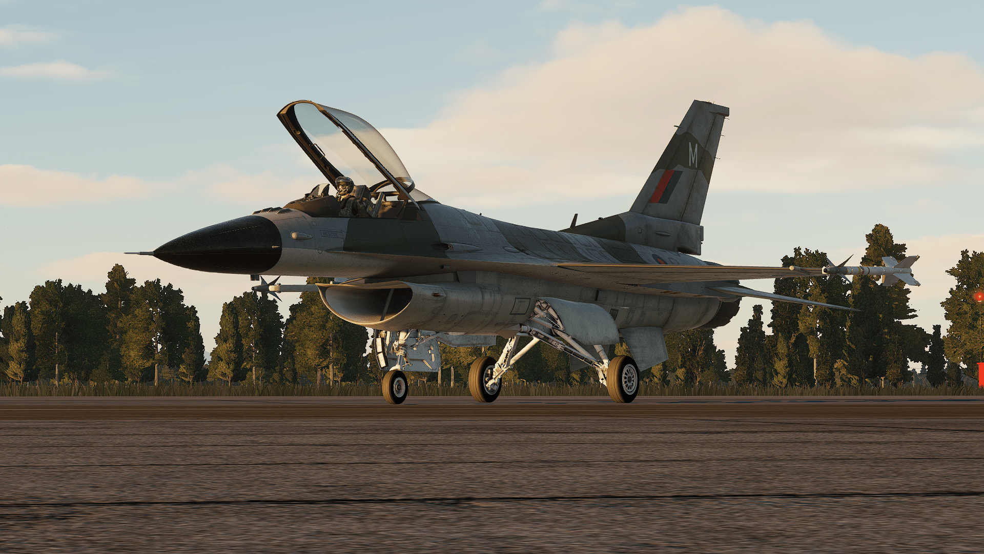 Royal Air Force No. 11 Squadron Hawker Siddeley Falcon FGR.1 (F-16M) Ca ...